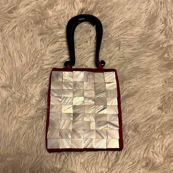 Bags | Vtg Vietnamese Abalone Shell Tiny Hangbag | Poshmark